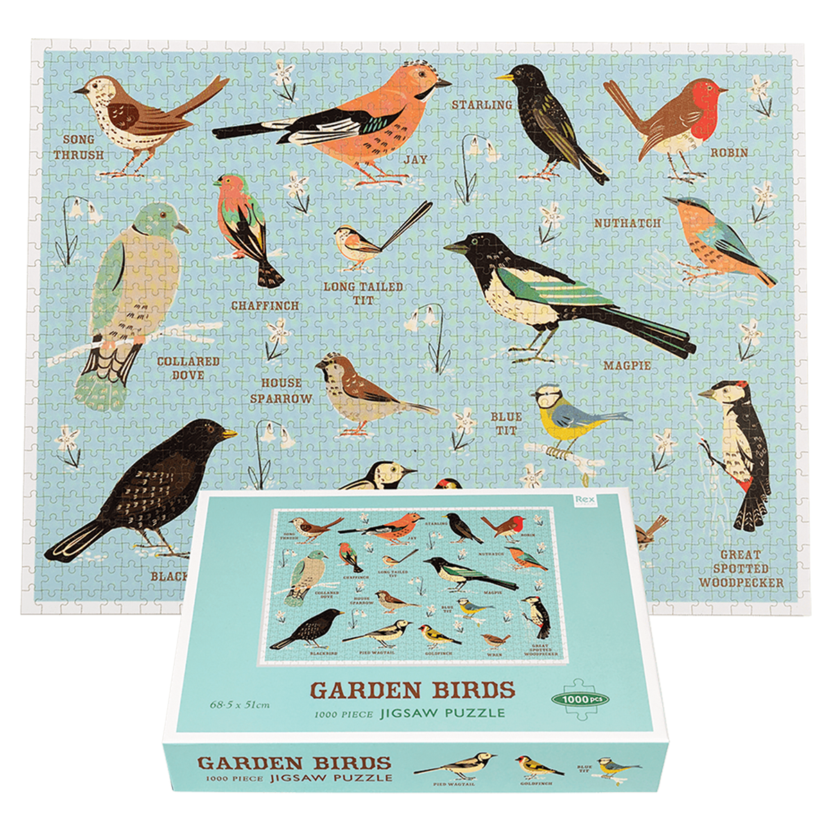 Jigsaw puzzle (1000 pieces) - Garden Birds – Centre for Alternative ...